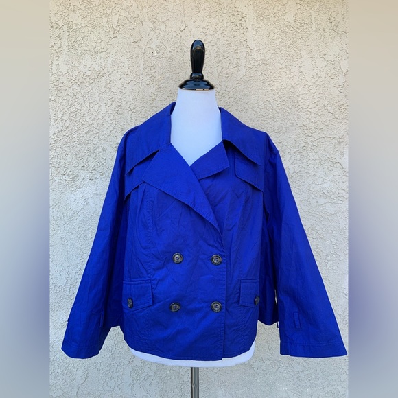 Ashro | Jackets & Coats | Euc Ashro Cobalt Blue Jacket | Poshmark